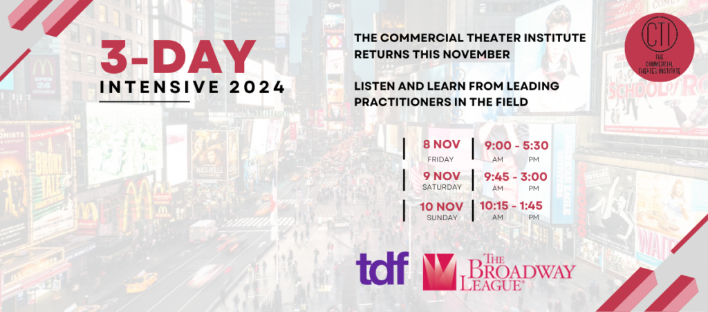 Three Day Intensive Course | Commercial Theater Institute